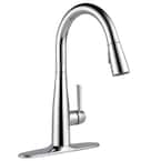 Delta Essa Single Handle Pull Down Sprayer Kitchen Faucet with MagnaTite Docking in Chrome 9113 DST The Home Depot