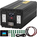 VEVOR Pure Sine Wave Power Inverter 2500-Watt Car Inverter DC 12-Volt ...