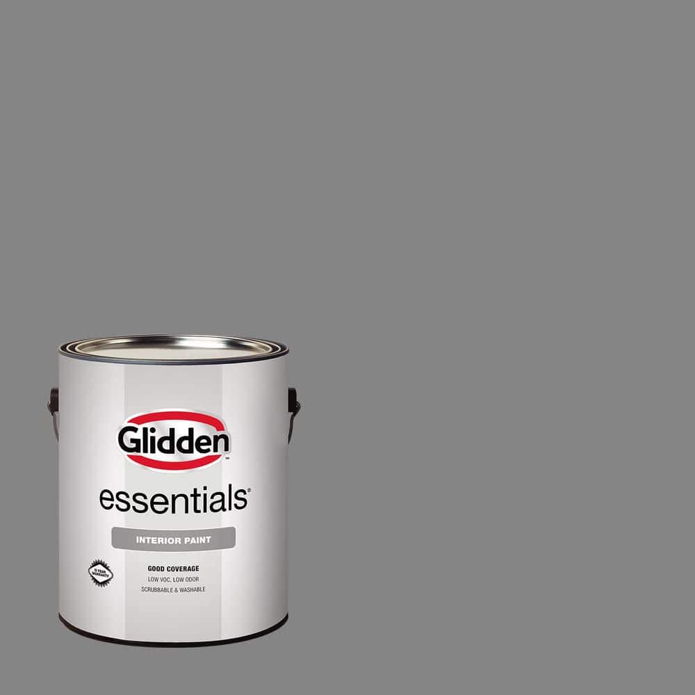 Glidden Essentials 1 gal. #PPG1001-5 Dover Gray Eggshell Interior Paint ...