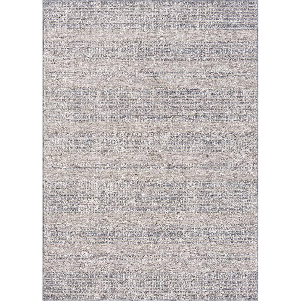 LR Home Wyatt Ivory/Light Blue 7 ft. 10 in. x 8 ft. 10 in. High-Low ...