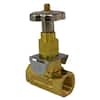 BECKETT Firomatic 3/8 in. Brass Straight Valve 12810 - The Home Depot