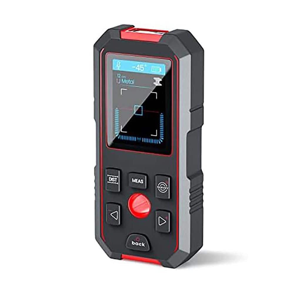 3 in 1 Stud Finder w/ 196ft Laser Measure Electric Wall Scanner Sensor ...