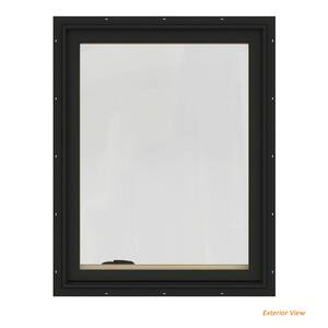 JELD-WEN 30.75 in. x 40.75 in. W-2500 Series Bronze Painted Clad Wood ...