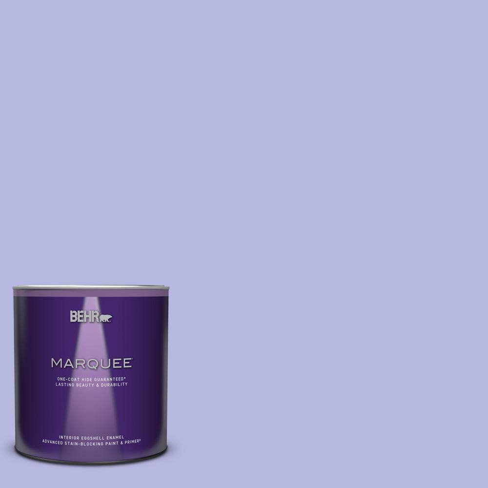 BEHR MARQUEE 1 qt. #P550-3 Lavender Cloud Eggshell Enamel Interior ...