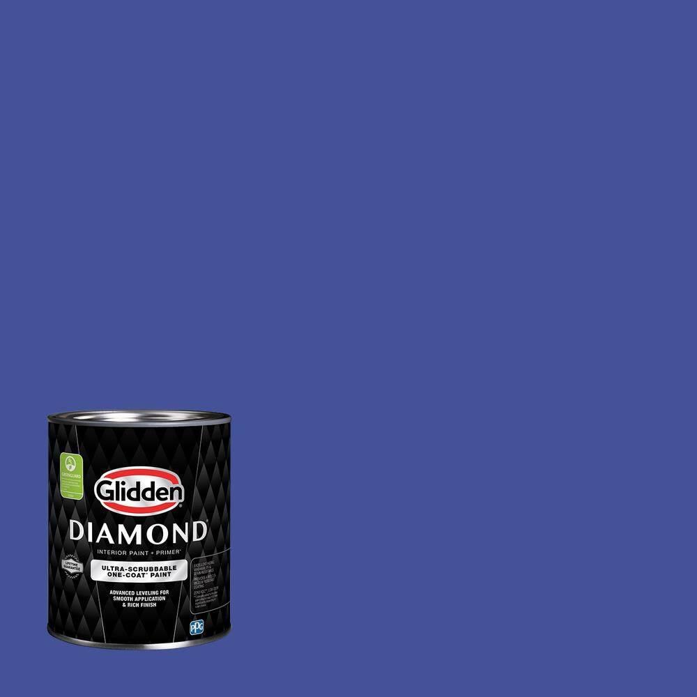 Glidden Diamond 1 qt. PPG1245-7 Crushed Velvet Semi-Gloss Interior ...