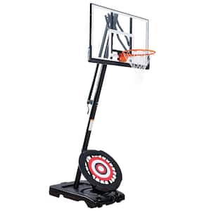IE Sports Portable Basketball Hoop, Adjustable Height, 44" Backboard ...