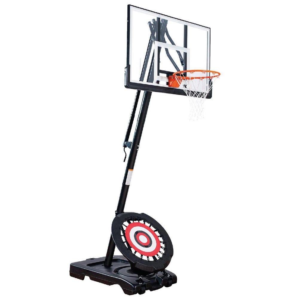 IE Sports Portable Basketball Hoop, Adjustable Height, 54" Backboard ...