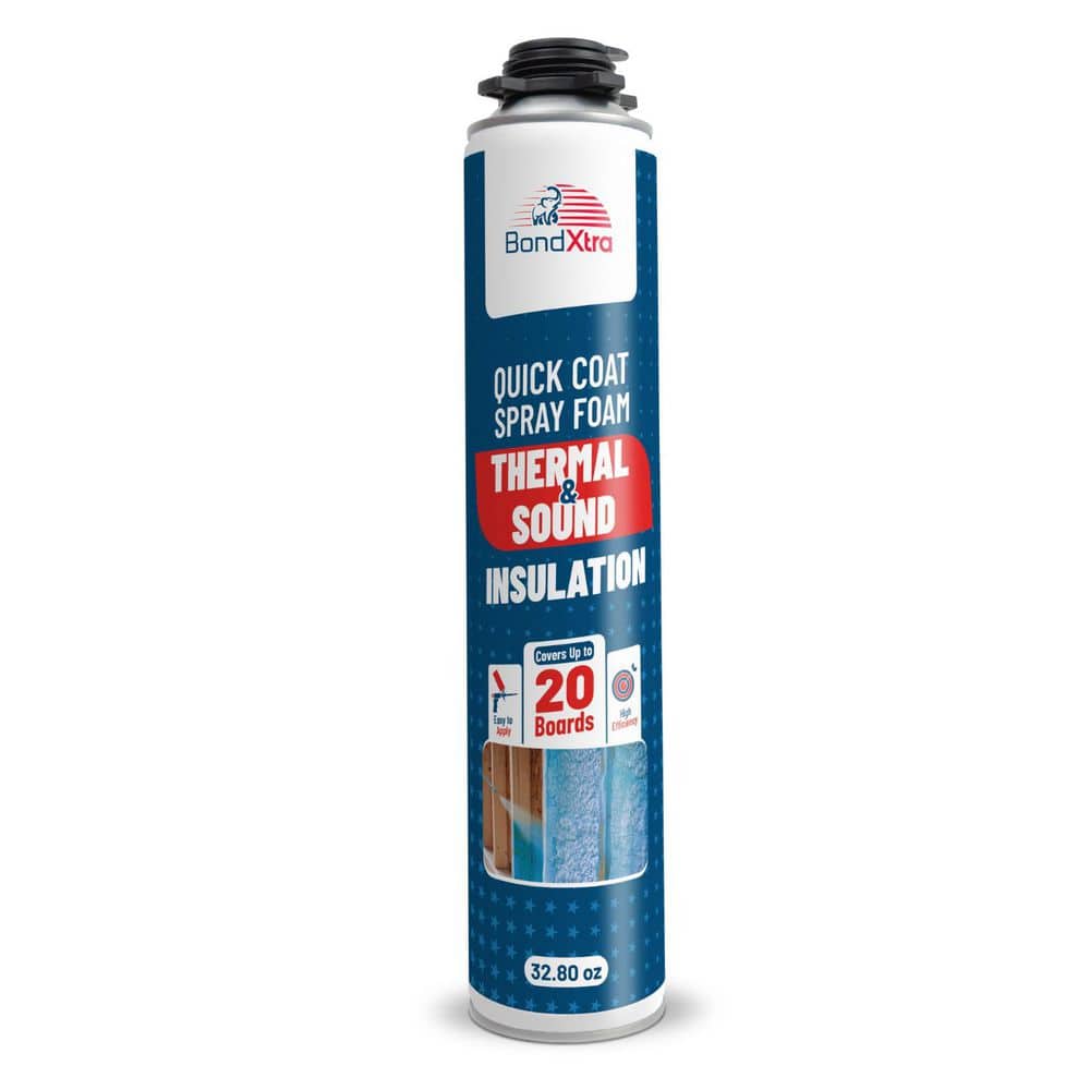 BondXtra BX930 Insulation Spray Foam Sealant 32.8 oz. Self-Expanding ...