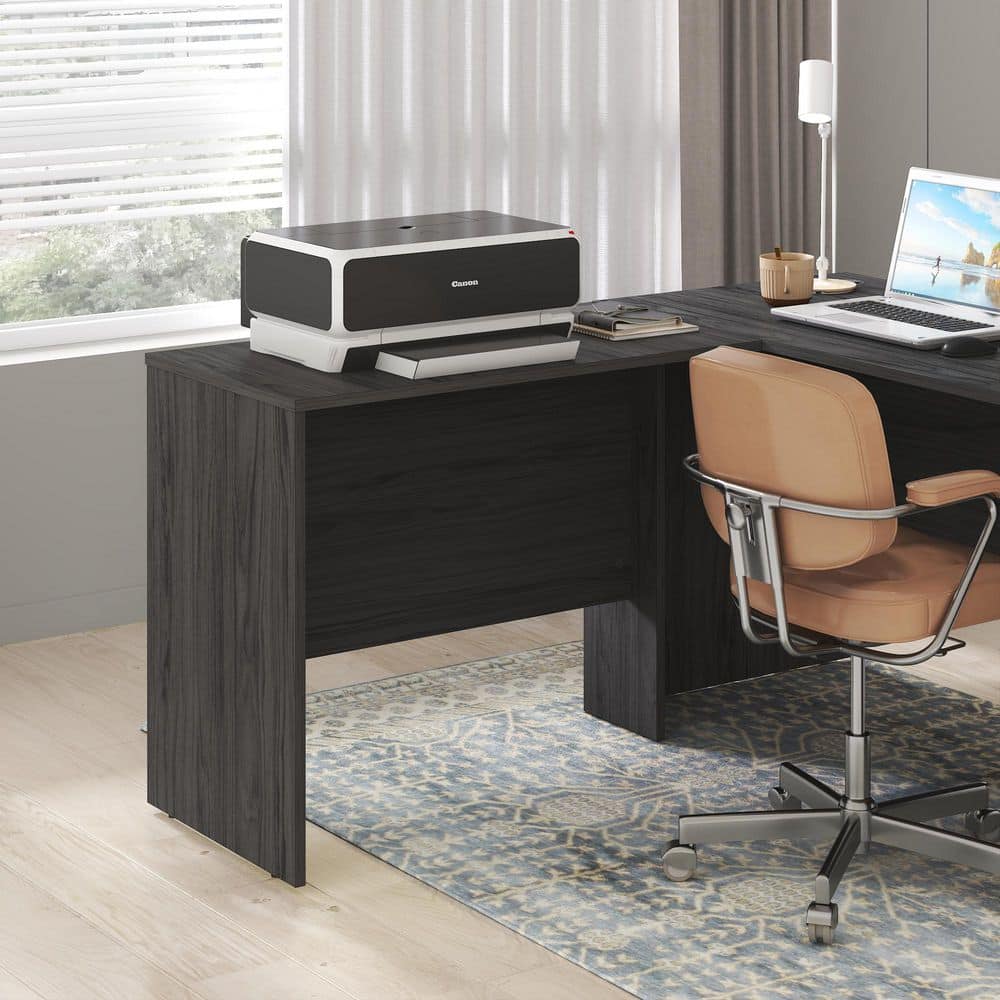 Furinno ROGER Office Desk Return, 35 in. Desk Return, Reversible Return ...