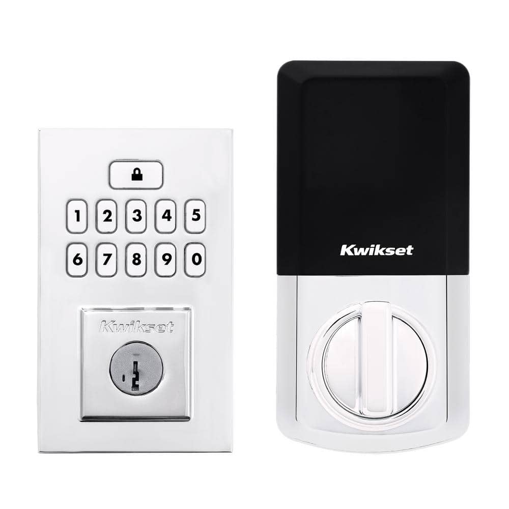 Kwikset Smartcode 260 Contemporary Polished Chrome Keypad Single ...