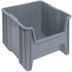 QUANTUM STORAGE SYSTEMS Heavy-Duty Giant Stack 10-Gal. Storage Tote in ...