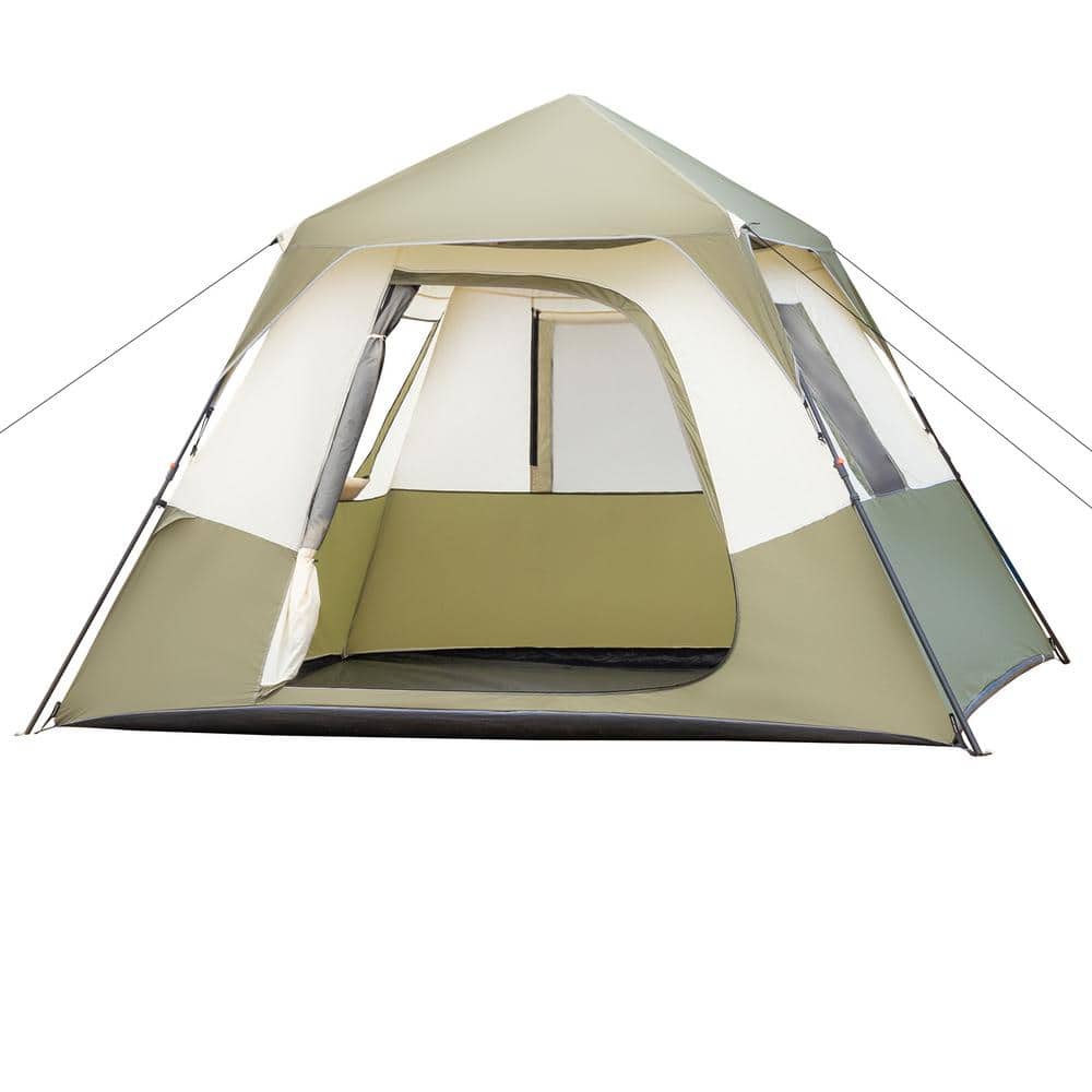 Karl home 6 Person Pop Up Automatic Iron Frame Family Camping Tent ...