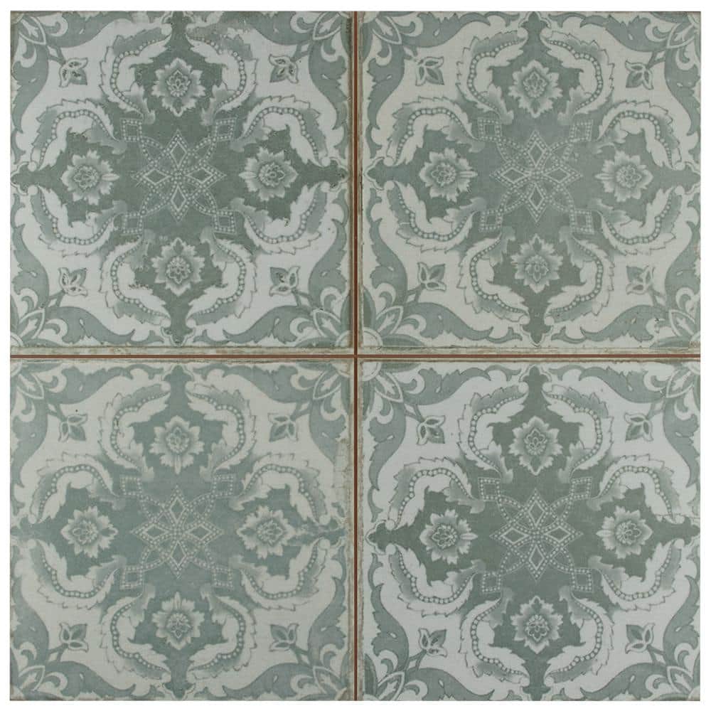 Merola Tile Kings Seagate 9 in. x 9 in. Ceramic Floor and Wall Take ...