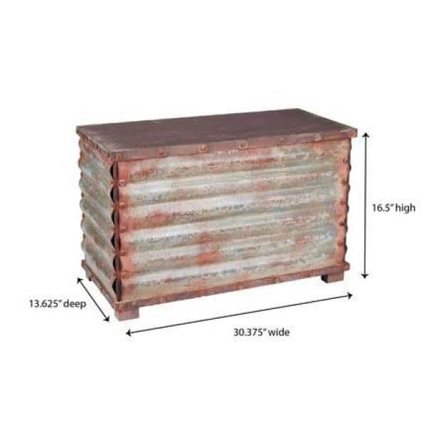 Extra Large Metal Trunk