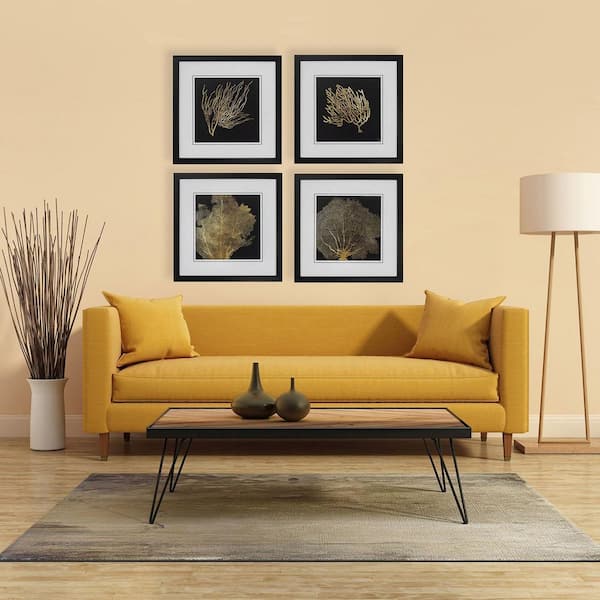 Paragon 4-Piece Framed Giclee Coastal Art Print 20 in. x 20 in. 46095 ...