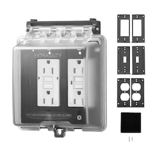 Southwire Weatherproof Duplex Outlet Double Gang Cover WCV2DUP - The ...