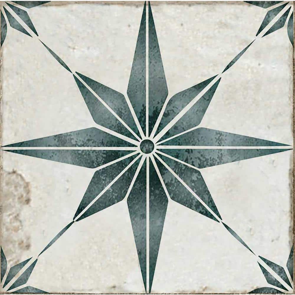 MI ALMA Green R13 6 in. x 6 in. Vinyl Peel and Stick Tile (24 Tiles, 6 ...