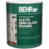 BEHR 1 qt. Deep Base Urethane Alkyd Semi-Gloss Enamel Interior/Exterior ...