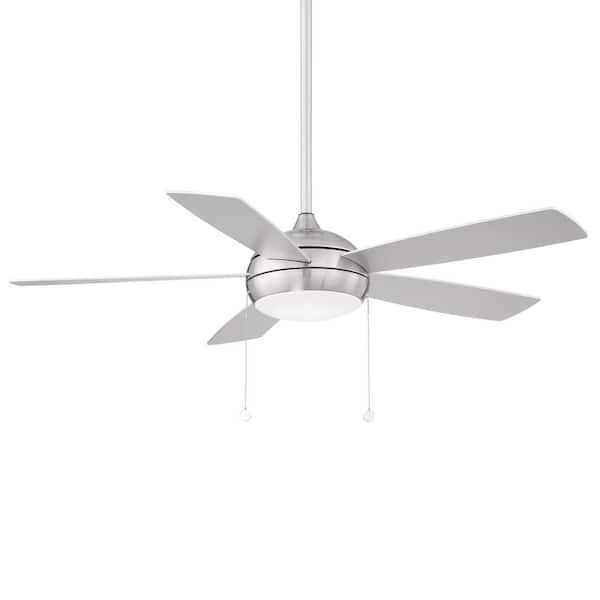 WAC LIMITED Disc II 52 in. Integrated LED Indoor Brushed Nickel Ceiling ...