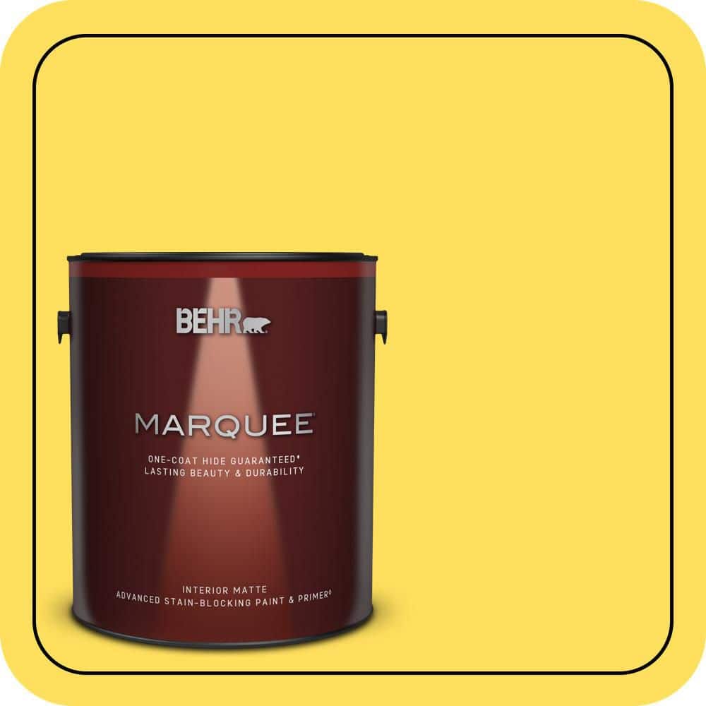 BEHR MARQUEE 1 gal. #380B-5 Neon Light Matte Interior Paint & Primer ...