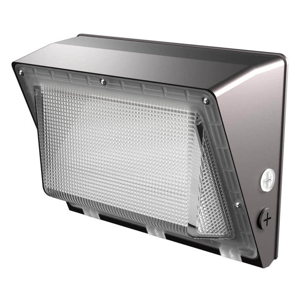 bulbeats 1200-Watt Equivalent Integrated LED Bronze Dusk to Dawn Wall ...