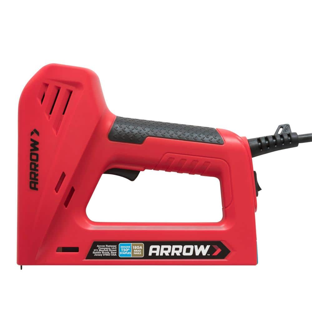 Arrow Heavy-Duty Corded Electric 2-in-1 Staple and Nail Gun T50ACNWM ...