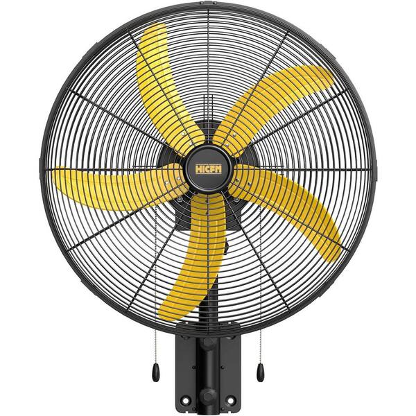VEVOR Wall-Mount Misting Fan 24 in. 3-speed High Velocity Max. 7000 CFM ...