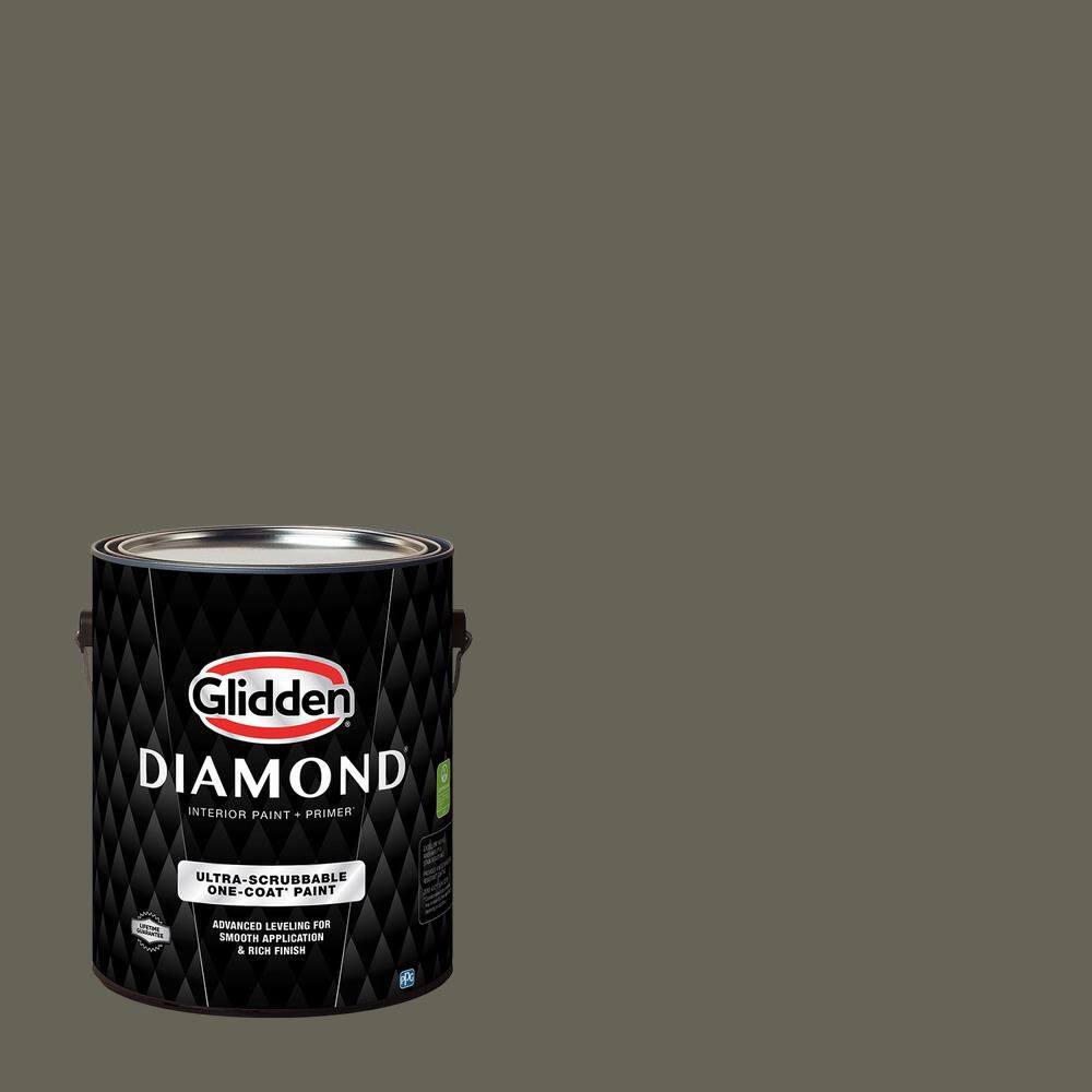 Glidden Diamond 1 gal. PPG1029-7 Plunge Pool Ultra-Flat Interior Paint ...