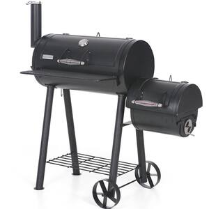 Reviews for Nexgrill 29 in. Barrel Offset Charcoal Smoker and Grill in ...