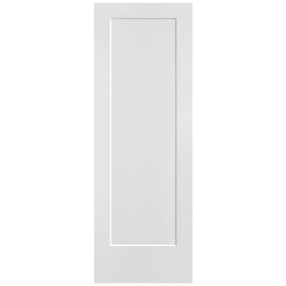 Masonite 28 in. x 80 in. 1-Panel Lincoln Park Single Bore Hollow Core ...