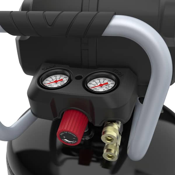 Husky 1.7 HP, 200 PSI, 30 Gal., 5.1 SCFM 90 PSI, Single-Stage, Oil Free ...