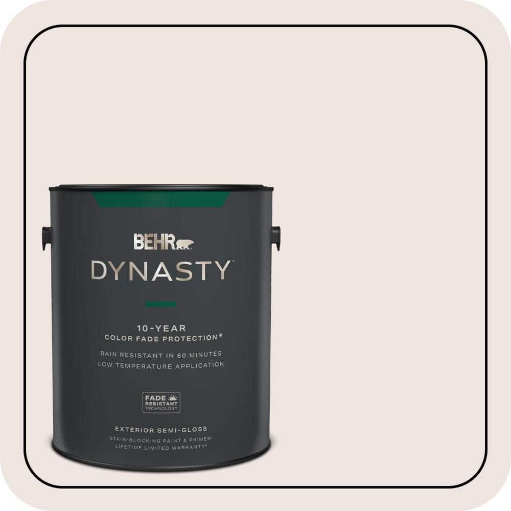 BEHR DYNASTY 1 gal. #710A-1 Irish Linen Semi-Gloss Exterior Stain ...
