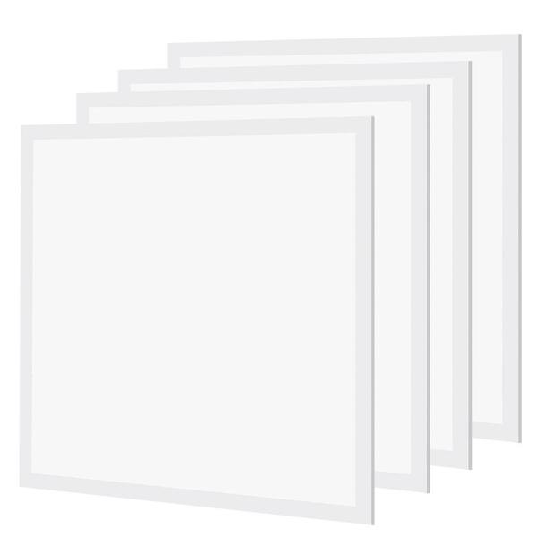 WYZM 2 ft. x 2ft. 120-Watt Equivalent Integrated Dimmable LED Troffer ...