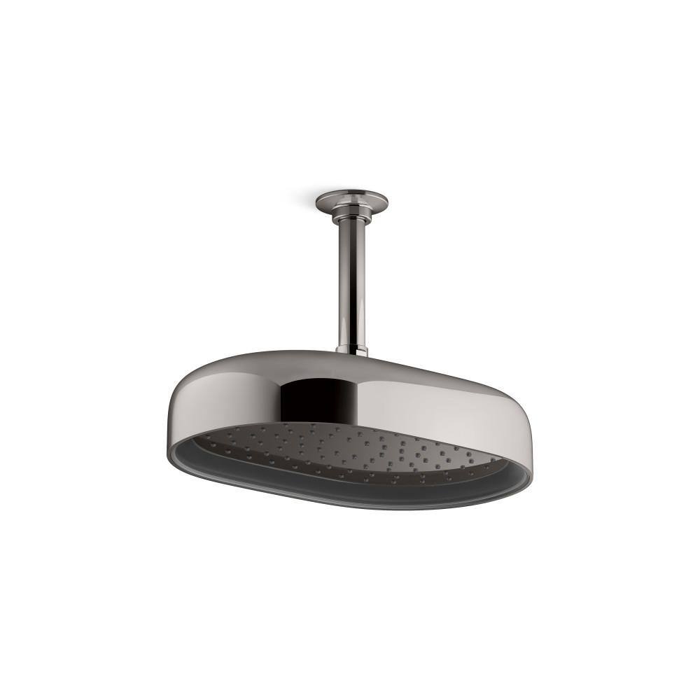 KOHLER Statement Oblong 1-Spray Patterns 1.75 GPM 12 in. Ceiling Mount ...