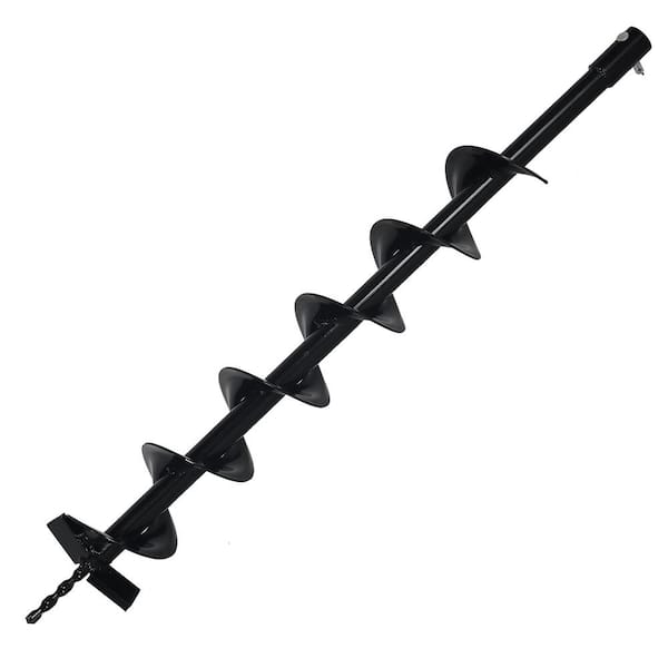 XtremepowerUS 55 cc 1 Man Post Hole Digger with 4 in. Earth Auger Bit KIT045 H