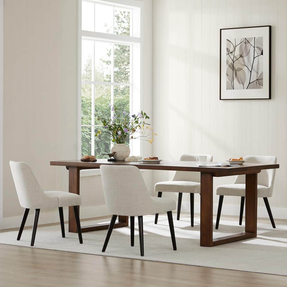 Reviews for Spruce & Spring Leo Cream Mid-Century Modern Dining Chairs ...