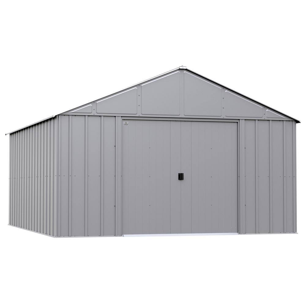 Arrow Classic Storage Shed 14 ft. W x 12 ft. D x 8 ft. H Metal Shed 168 ...