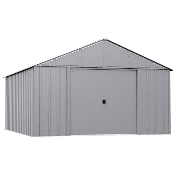 Arrow Classic Storage Shed 14 ft. W x 12 ft. D x 8 ft. H Metal Shed 168 ...