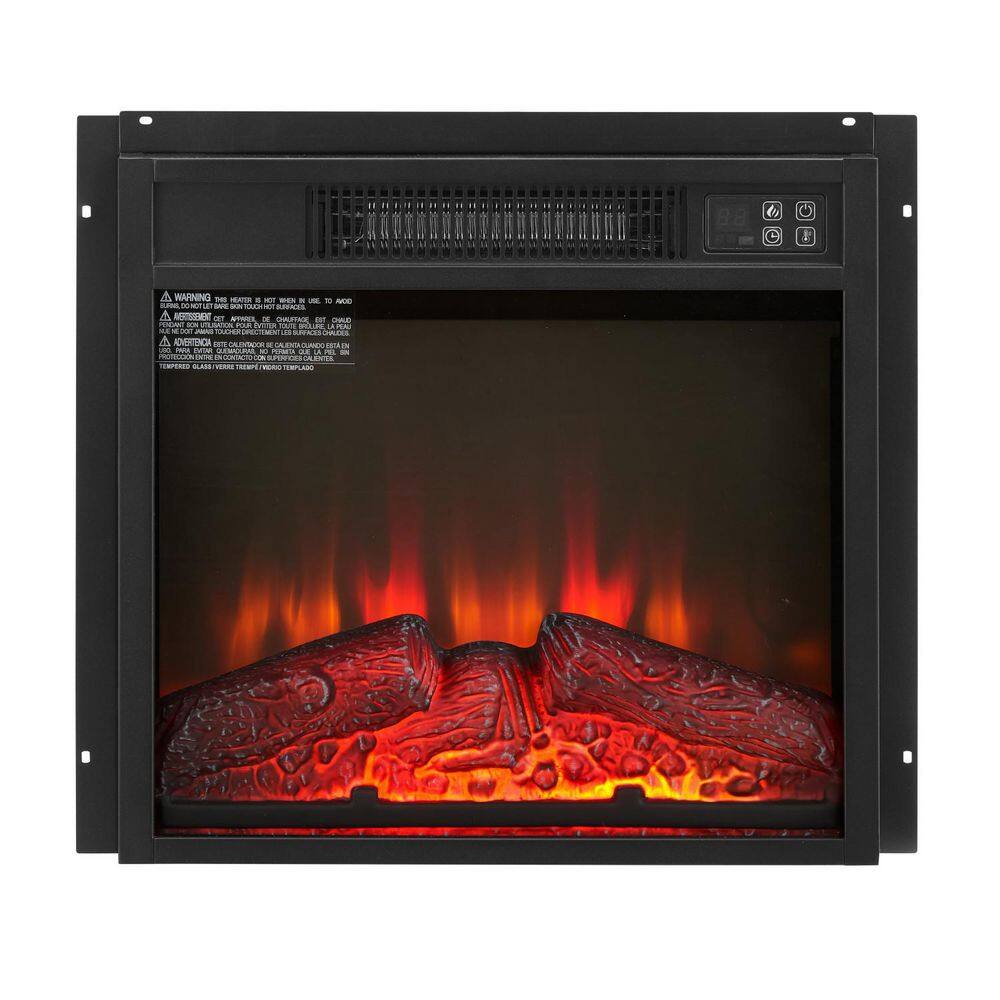 ToolCat 18 in. W x 17.13 in. H 400 sq. ft. Electric Fireplace Insert ...