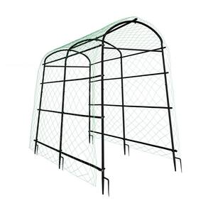 HONEY JOY Garden Arch Trellis 7.5 ft. Tall Garden Arch Plant Tunnel ...