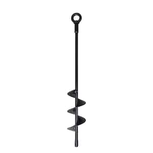 Wellco 0.3 in. x 16 in. Rebar Stakes J Hook Extra Heavy-Duty, Black ...