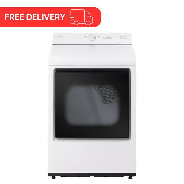 LG 7.3 cu. ft. Vented Electric Dryer with Wi-fi and AI Sensor Dry in ...