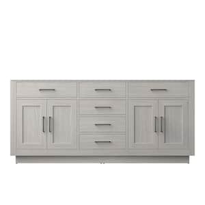 Lexora Condor 60 in. Bath Vanity Cabinet without Top in White Oak ...