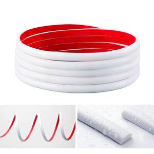 Wellco 4/5 in. x 2 in. x 96 in. White Polyurethane Straight Casing ...