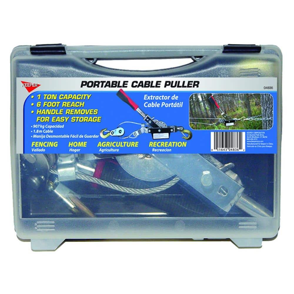 Keeper 1-Ton Portable Cable Puller 04836 - The Home Depot