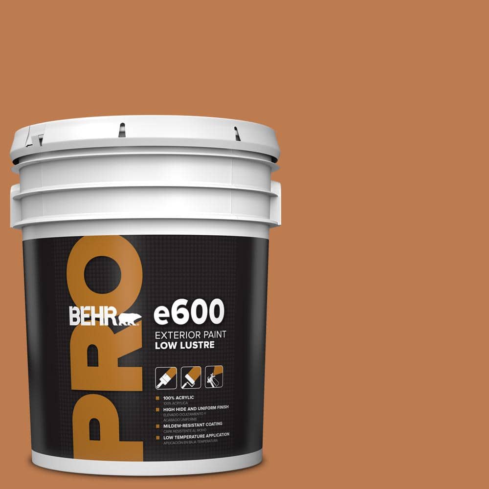 BEHR PRO 5 gal. #260D-6 Chai Spice Low Luster Exterior Paint PR62305 ...