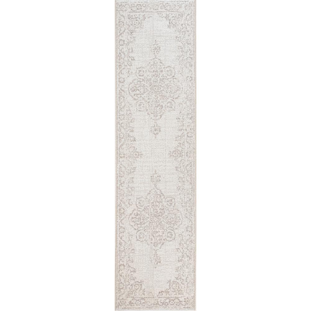 BALTA Elmas Taupe 2 ft. x 7 ft. Indoor/Outdoor Runner Rug 3003552 - The ...