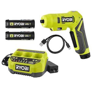 RYOBI USB Lithium Multi-Head Screwdriver with 2.0 Ah Battery and ...