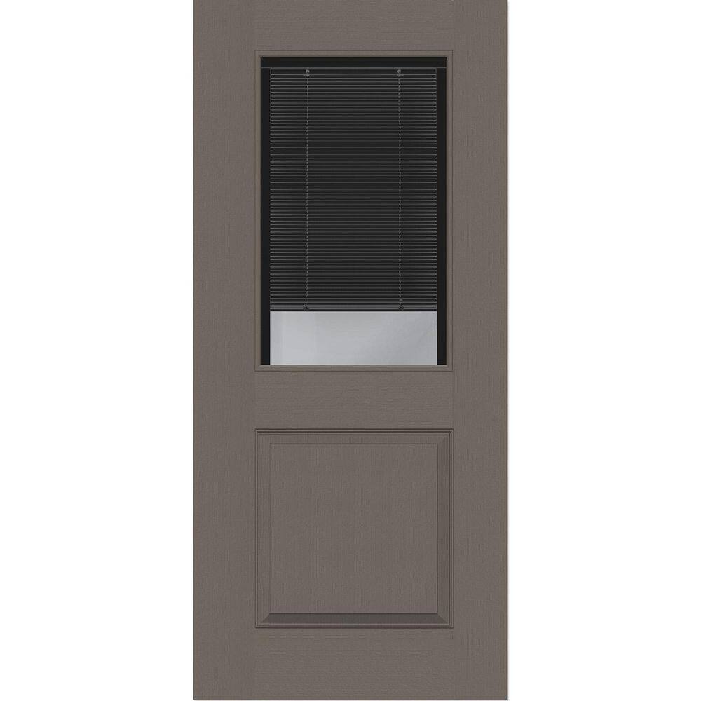 Steves & Sons Legacy 36 in. x 80 in. Universal Handing 1/2-Lite Clear ...