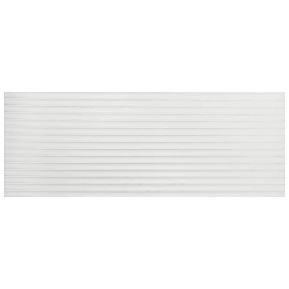 Ivy Hill Tile Alabaster Fluted White 6 in. x 0.52 in. 3D Matte Ceramic ...